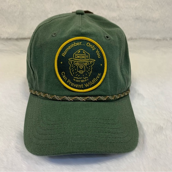 MAD Engine | Accessories | Smokey The Bear Snapback Rope Hat Cap ...